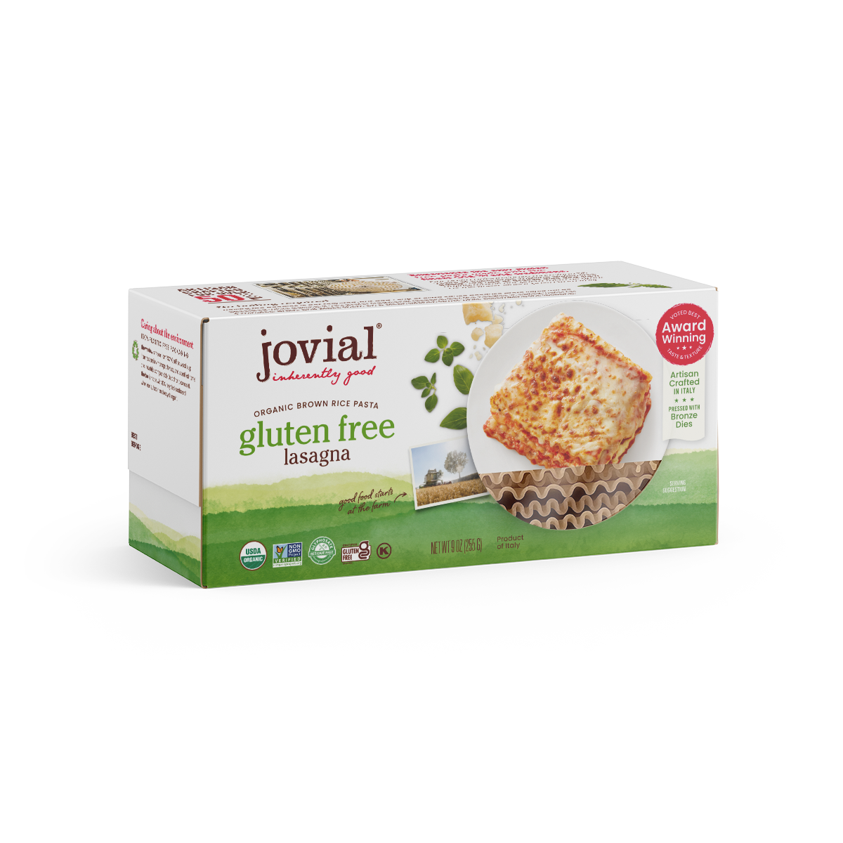 Jovial Gluten Free Brown Rice Lasagna | Love Me Gluten Free Market